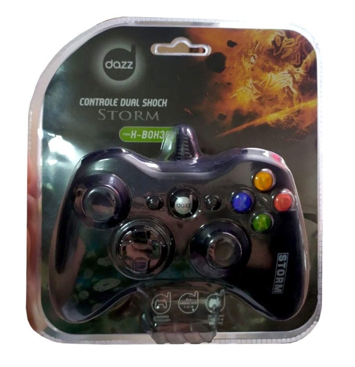 Controle Joystick Xbox 360 Dazz Novo | Console de Videogame Dazz Usado ...