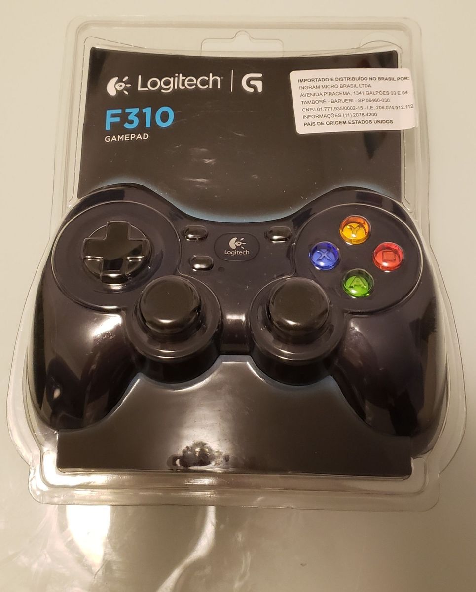 Controle Logitech F310 para Pc, Lacrado | Acessório p/ Videogame ...