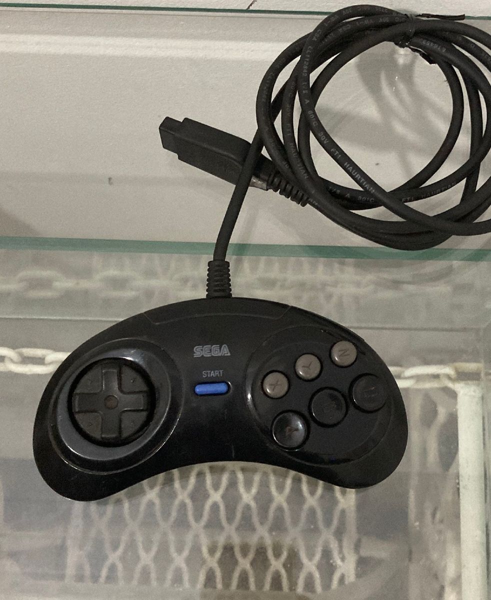 Controle Manete Mega Drive Original | Acessório p/ Videogame Sega Usado ...