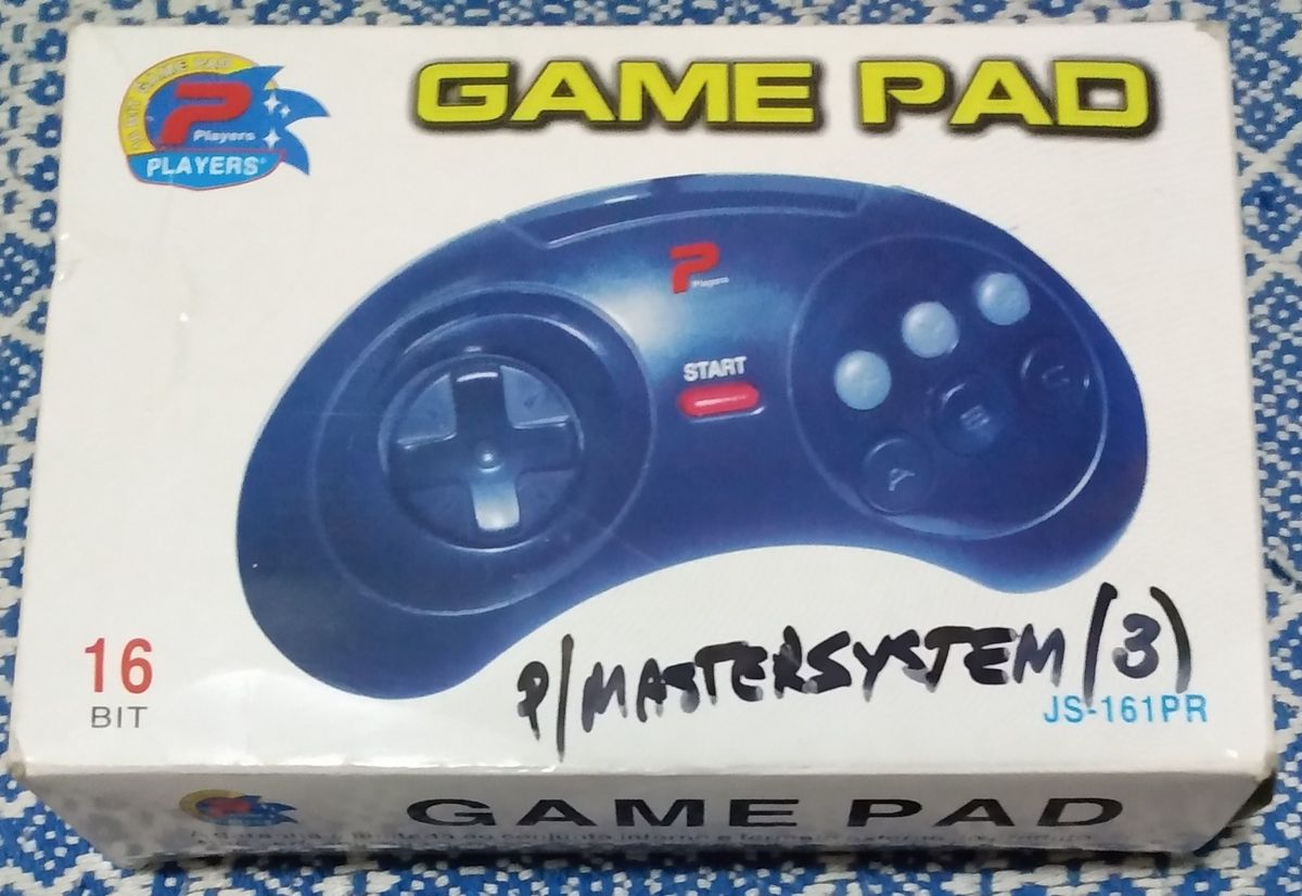 Controle Master System Game Pad Players ( Novo ) | Acessório p ...