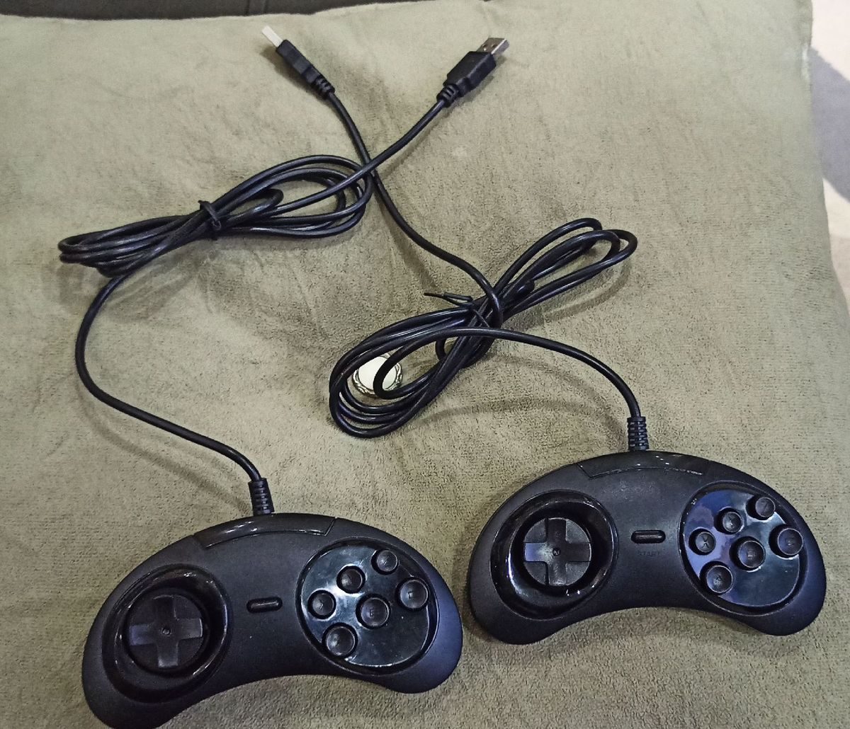 Controle Mega Drive Usb | Acessório p/ Videogame Sega Nunca Usado ...