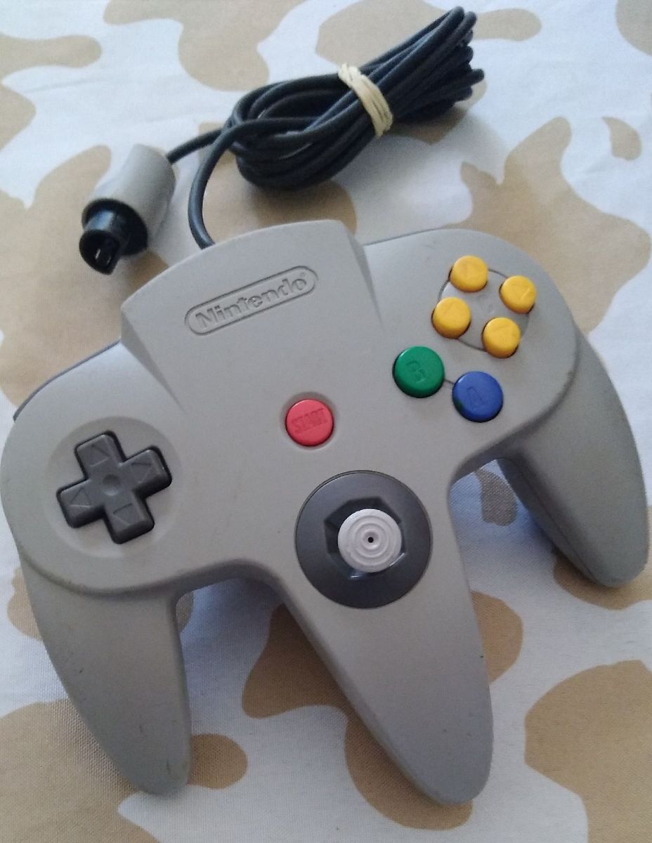 Controle Original de Nintendo 64 | Acessório p/ Videogame Nintendo ...