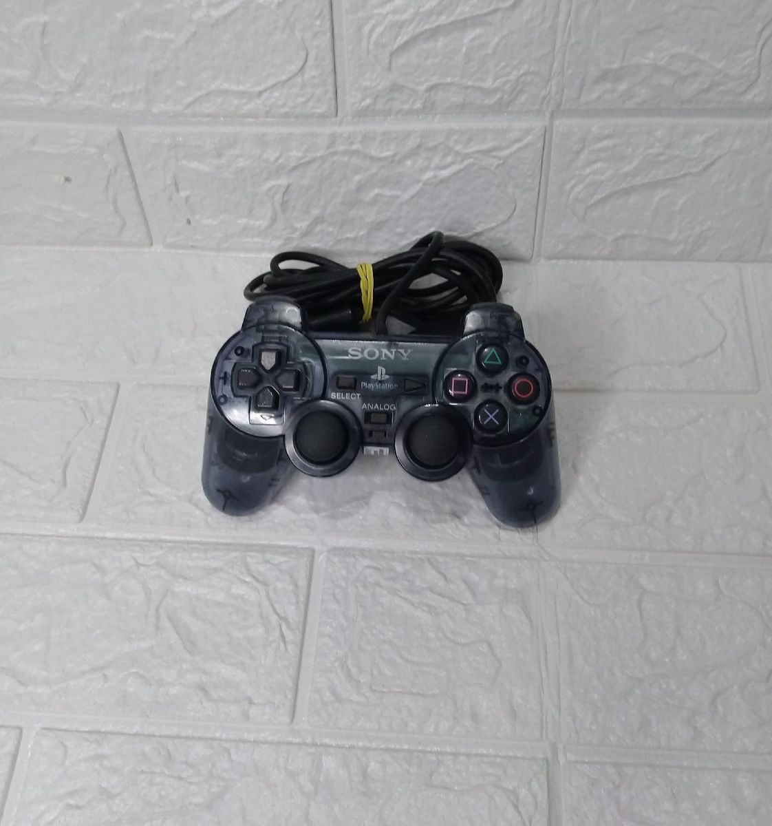 Controle Original de Ps2 Translúcido Funcionando Perfeitamente ...