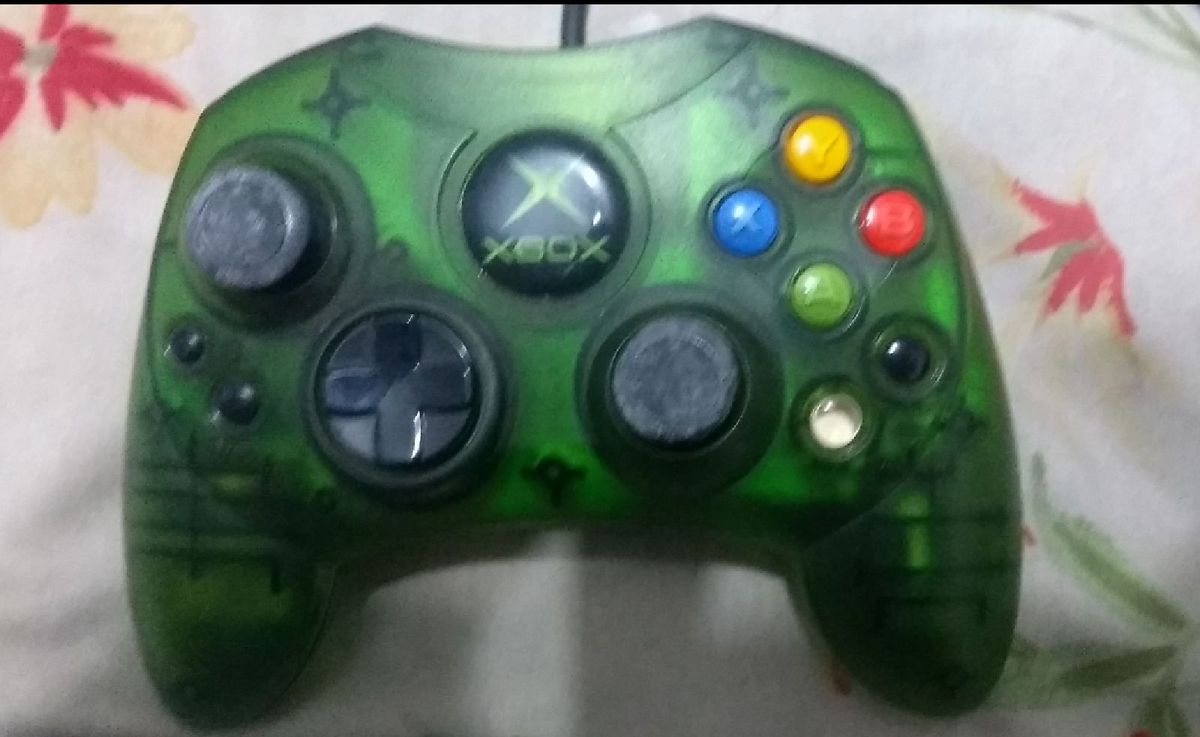 Controle Original X Box Clássico Primeira Geração Halo Skeleton ...