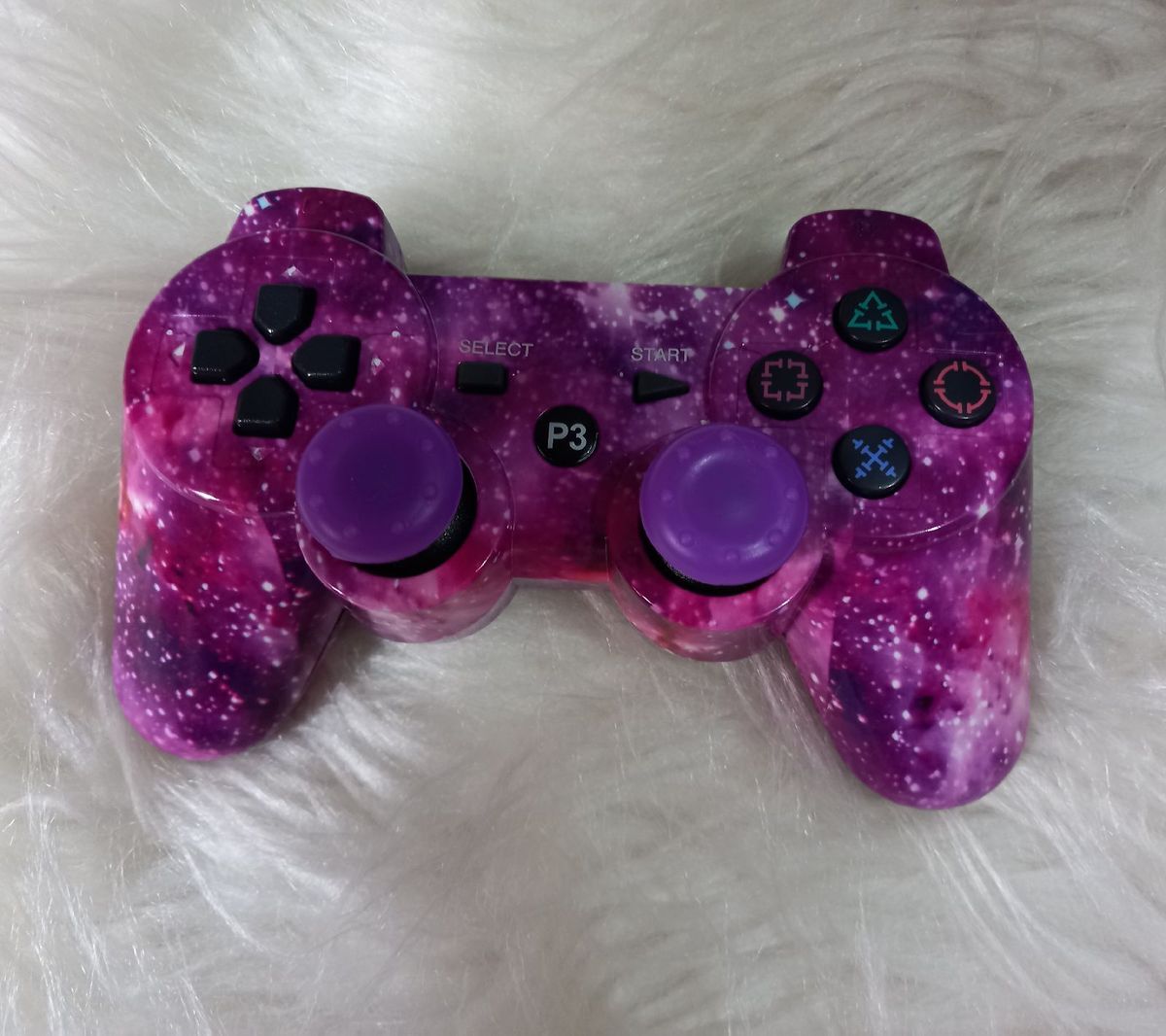Controle Playstation 3 Roxo | Acessório p/ Videogame Playstation Usado ...