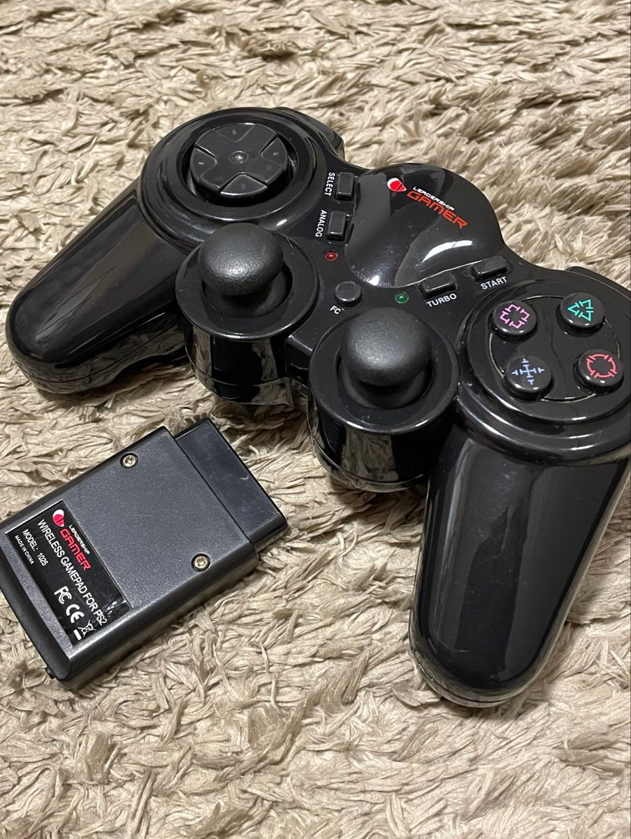 Controle sem Fio Ps2 Gamer | Acessório p/ Videogame Leadership Gamer ...
