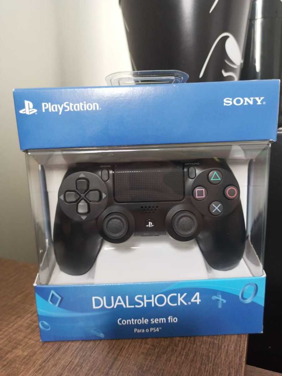Controle Ps4 Dualshock 4 sem Fio | Acessório p/ Videogame Sony Nunca ...