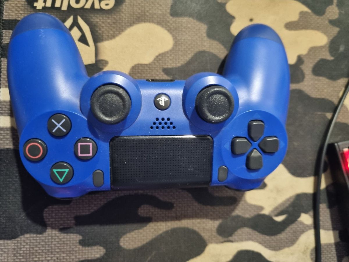 Controle Ps4 Slim Azul Original | Acessório p/ Videogame Sony Usado ...