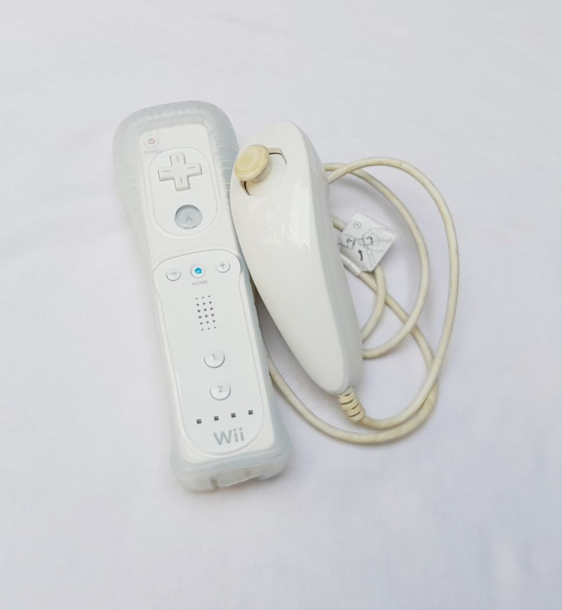 Controle Wii Remote Branco Original + Nunchuk - Nintendo Wii ...