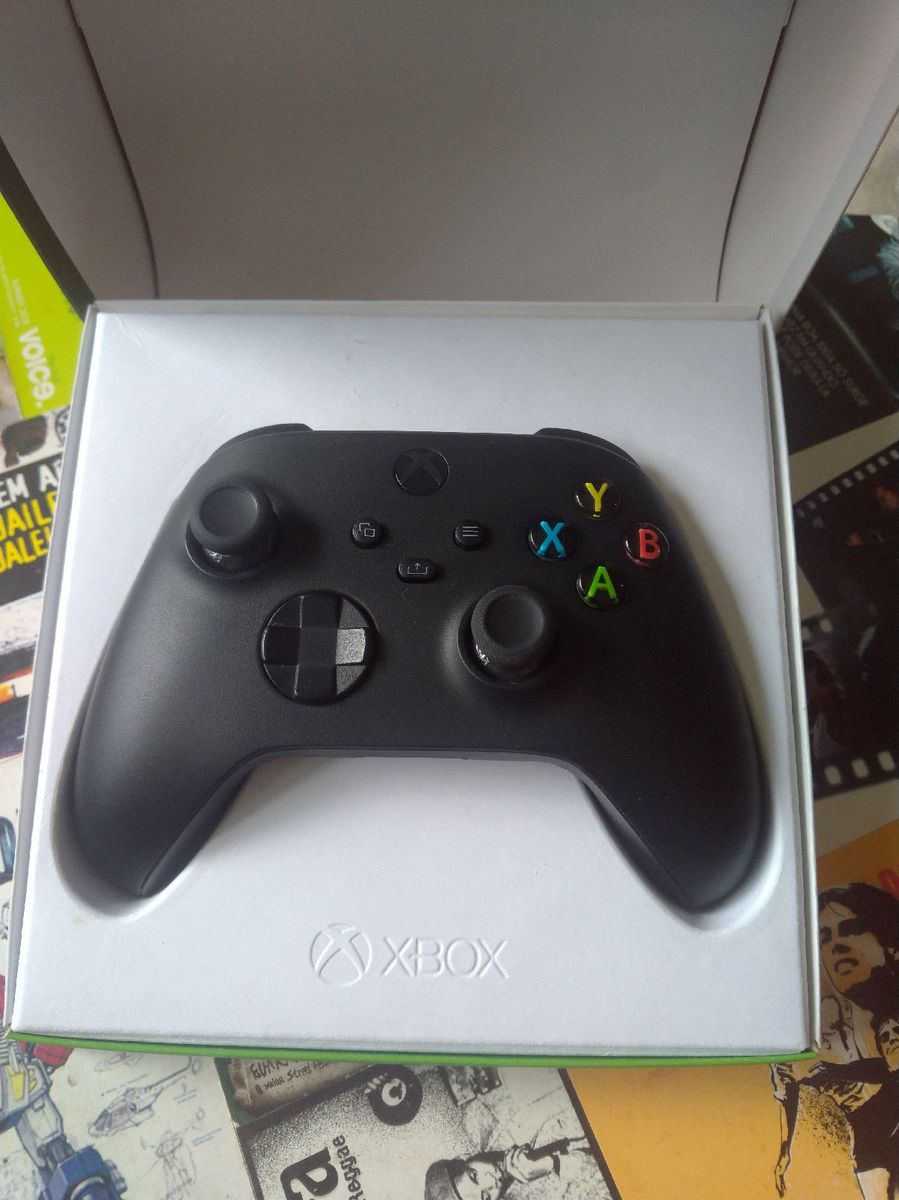 Controle Xbox One - Carbon Black | Acessório p/ Videogame Microsoft ...