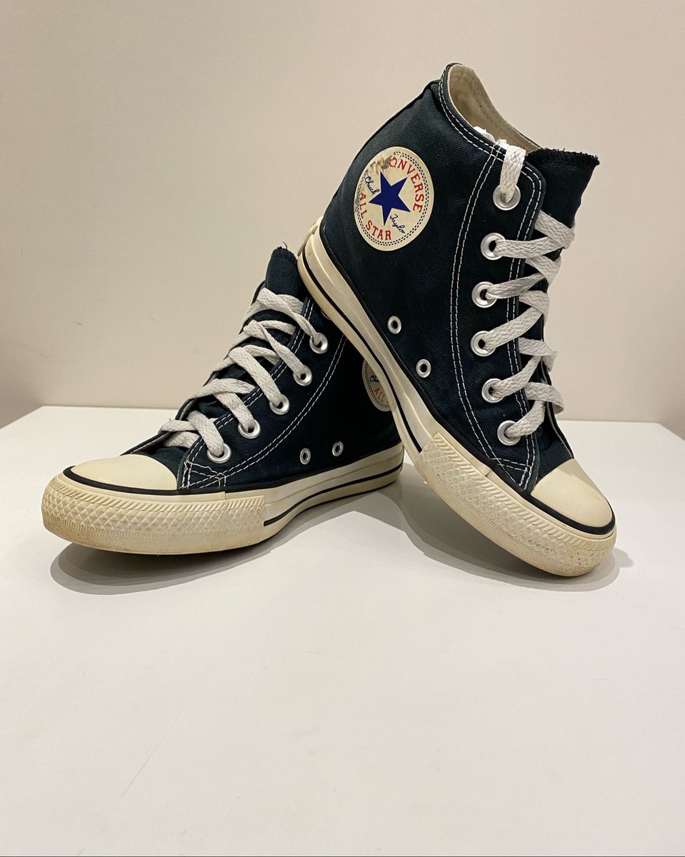 Converse All Star Salto Interno Azul Marinho | Tênis Feminino Converse ...