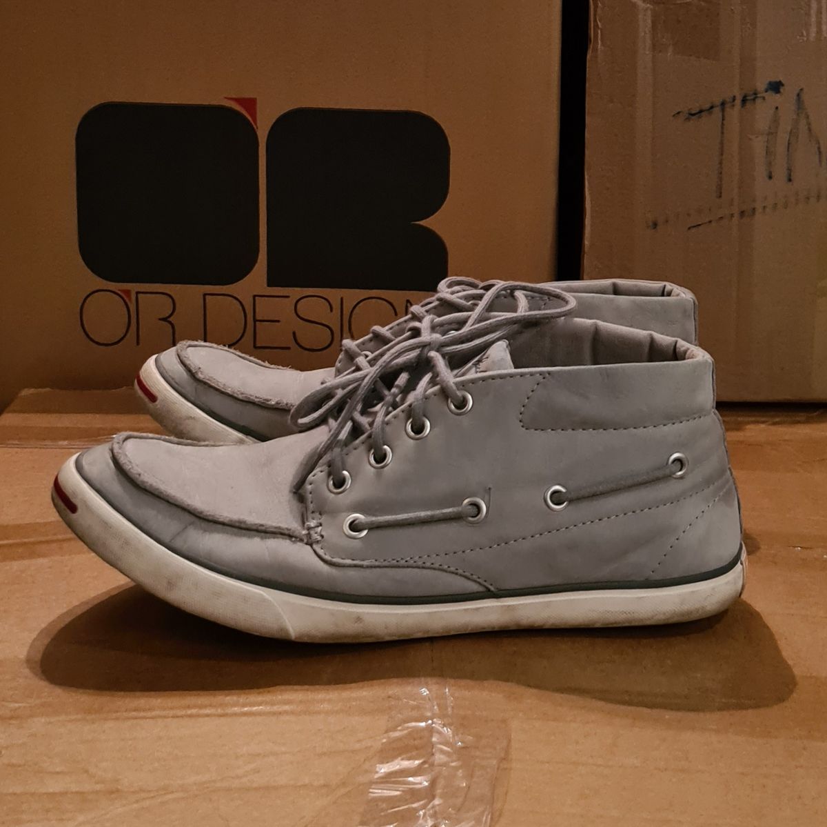 Converse Jack Purcell Navy Nobuck Cinza | Bota Masculina Converse Usado ...