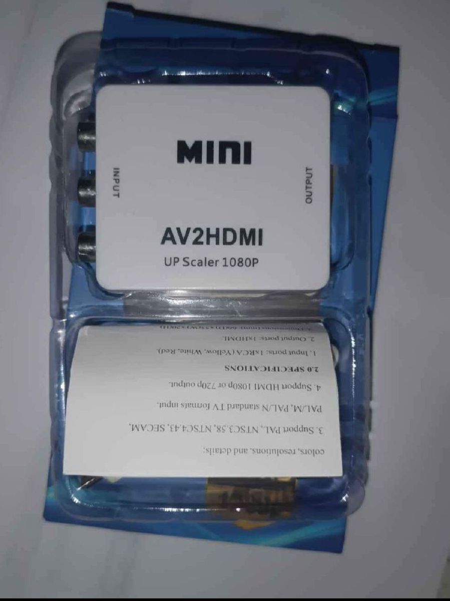 Conversor Hdmi para Av2 | TV e Display Conversor Nunca Usado 81480701 | enjoei