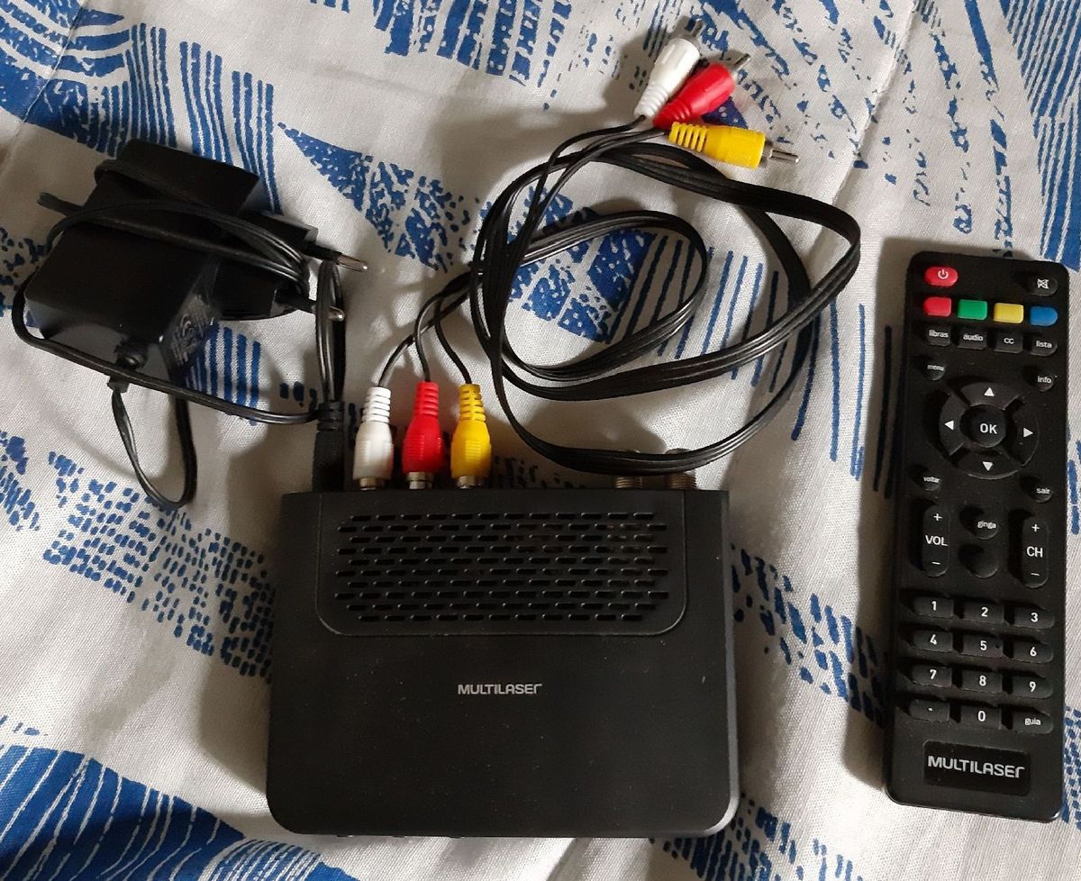 Conversor Tv Digital Multilaser, Modelo Re510, Acompanha Controle e ...