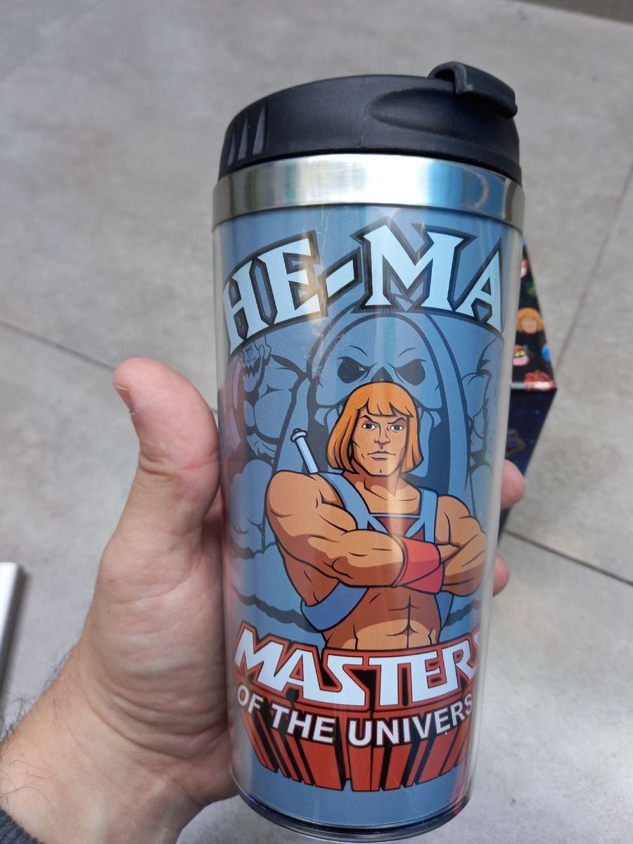 Copo com Tampa He Man 500ml | Filme e Série House 36 Nunca Usado ...