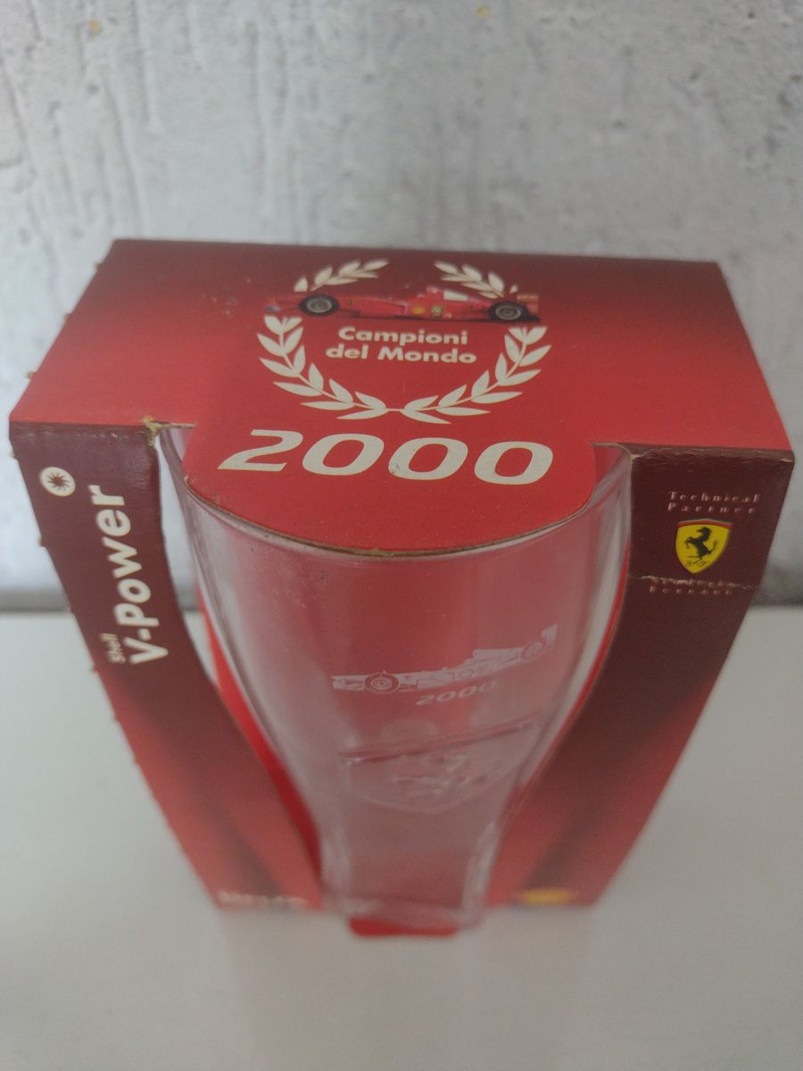 Copo Original Ferrari Shell Lacrado Modelo 2000 | Produto Vintage e ...