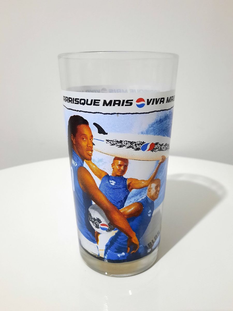 Copo Pepsi - Trio Ronaldinho, Beckham, Roberto Carlos - Coleção ...