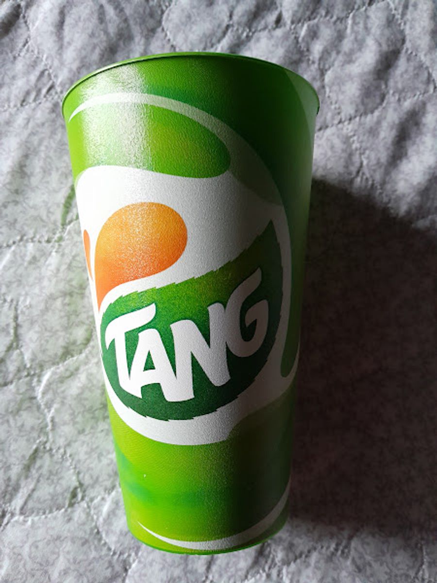 Copo Plástico 400ml Tang * Verde | Cacareco Usado 85870875 | enjoei