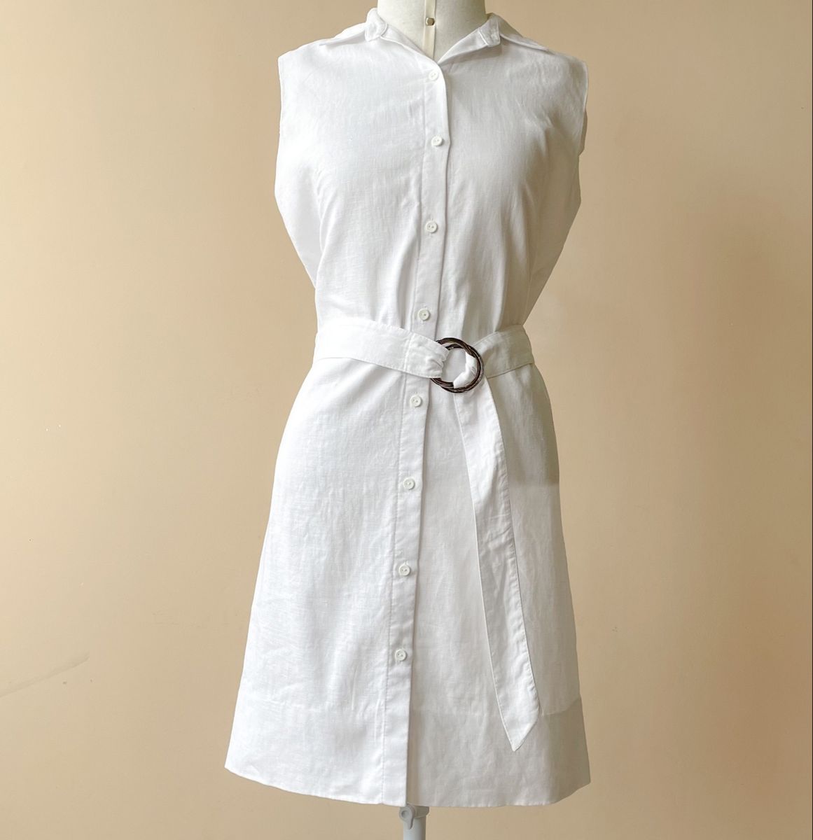 Cori Collection Vestido Chemise 100% Linho Tamanho 38 | Vestido ...