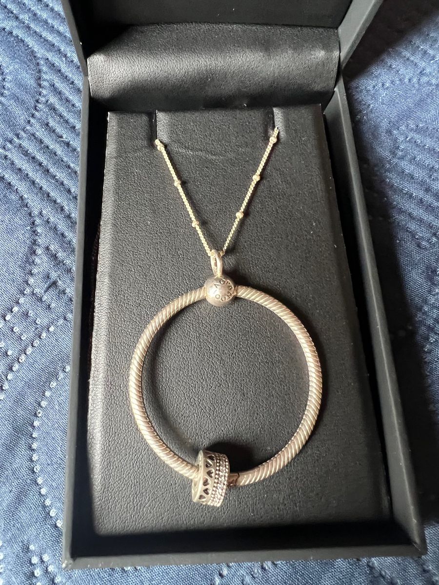 Corrente com Pendente Pandora + Brindes | Jóia Feminina Pandora Nunca ...