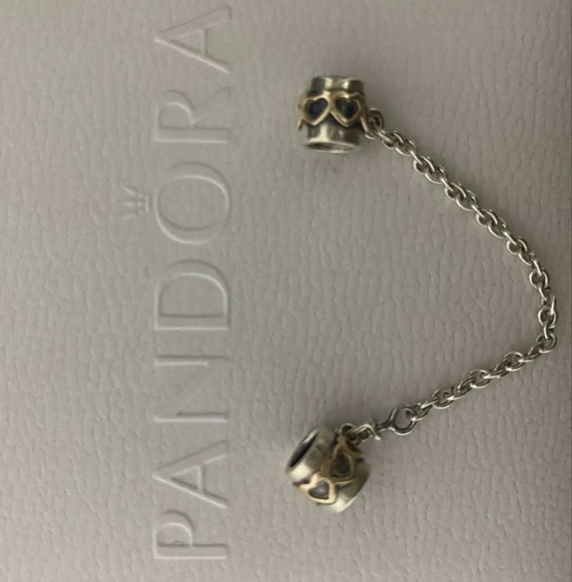 Corrente de Prata com Ouro Pandora | Jóia Feminina Pandora Usado ...