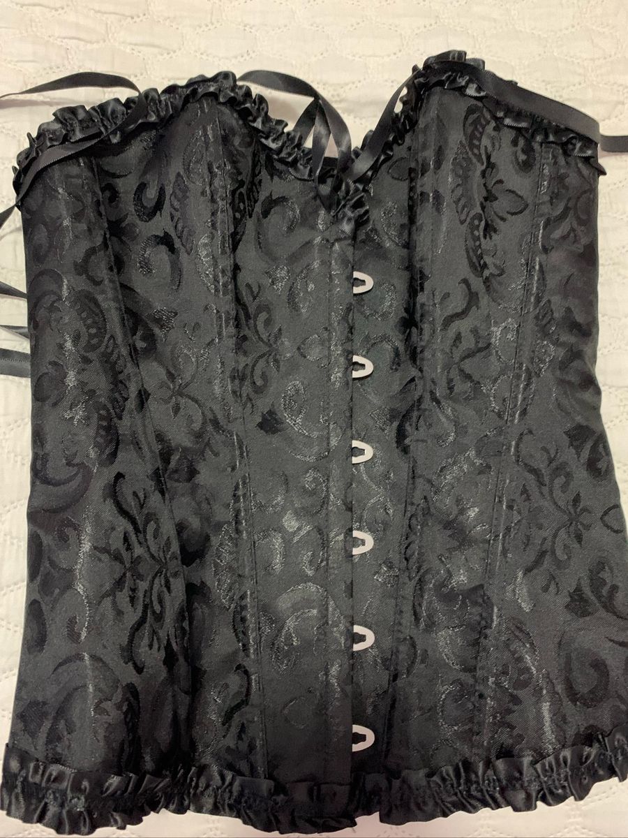 Corset/ Corselete/ Corpete Feminino Vintage Bridgerton | Colete ...