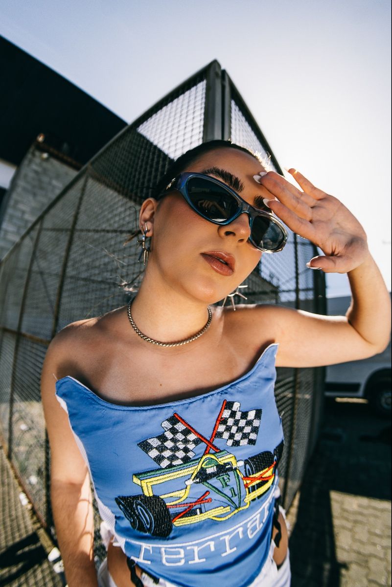 Corset Ferrari | Blusa Feminina Ferrari Nunca Usado 87441600 | enjoei