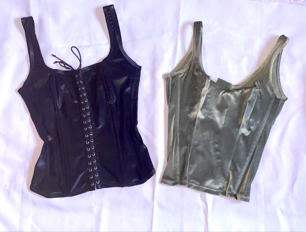 Corsets Vintage Anos 90s| Brechó | Blusa Feminina Vintage Usado ...