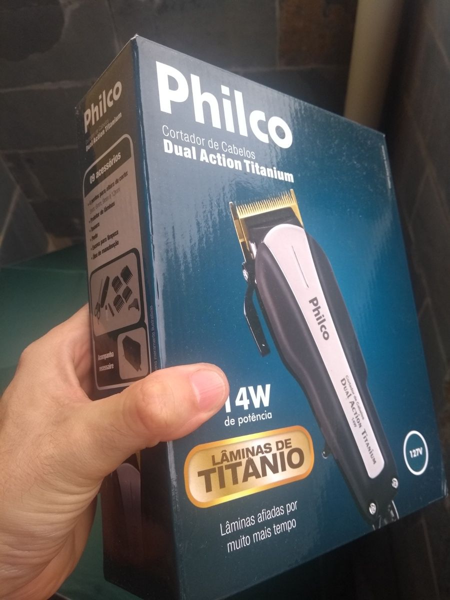 Cortador Philco Dual Action Titanium Preto 127v | Produto Masculino ...