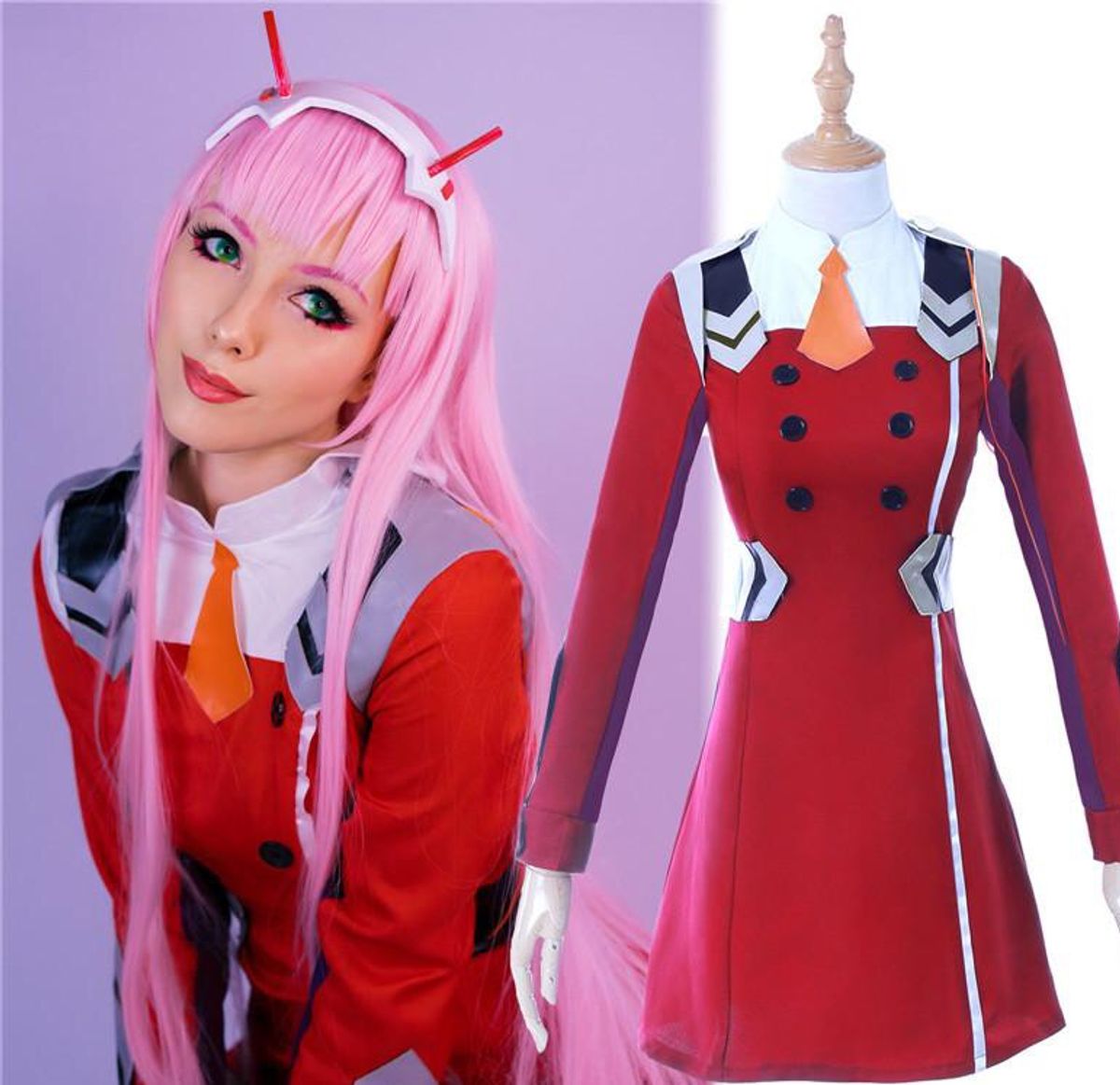 Cosplay Zero Two Franxx | Produto Feminino Cosplay Nunca Usado 33508642 ...