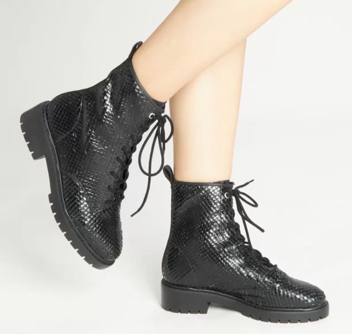 Coturno Arezzo Snake | Bota Feminina Arezzo Usado 58866528 | enjoei