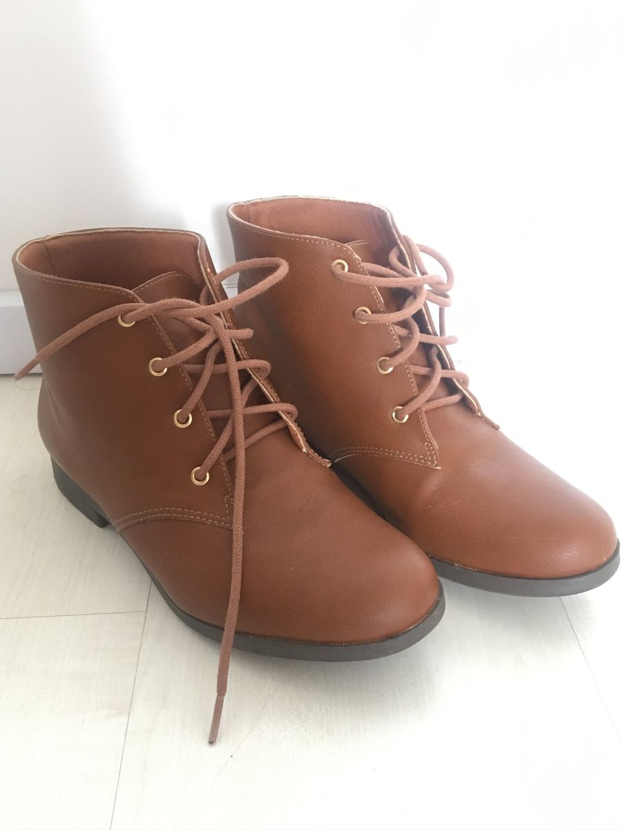 Coturno Marrom | Bota Feminina Zatz Nunca Usado 39209999 | enjoei