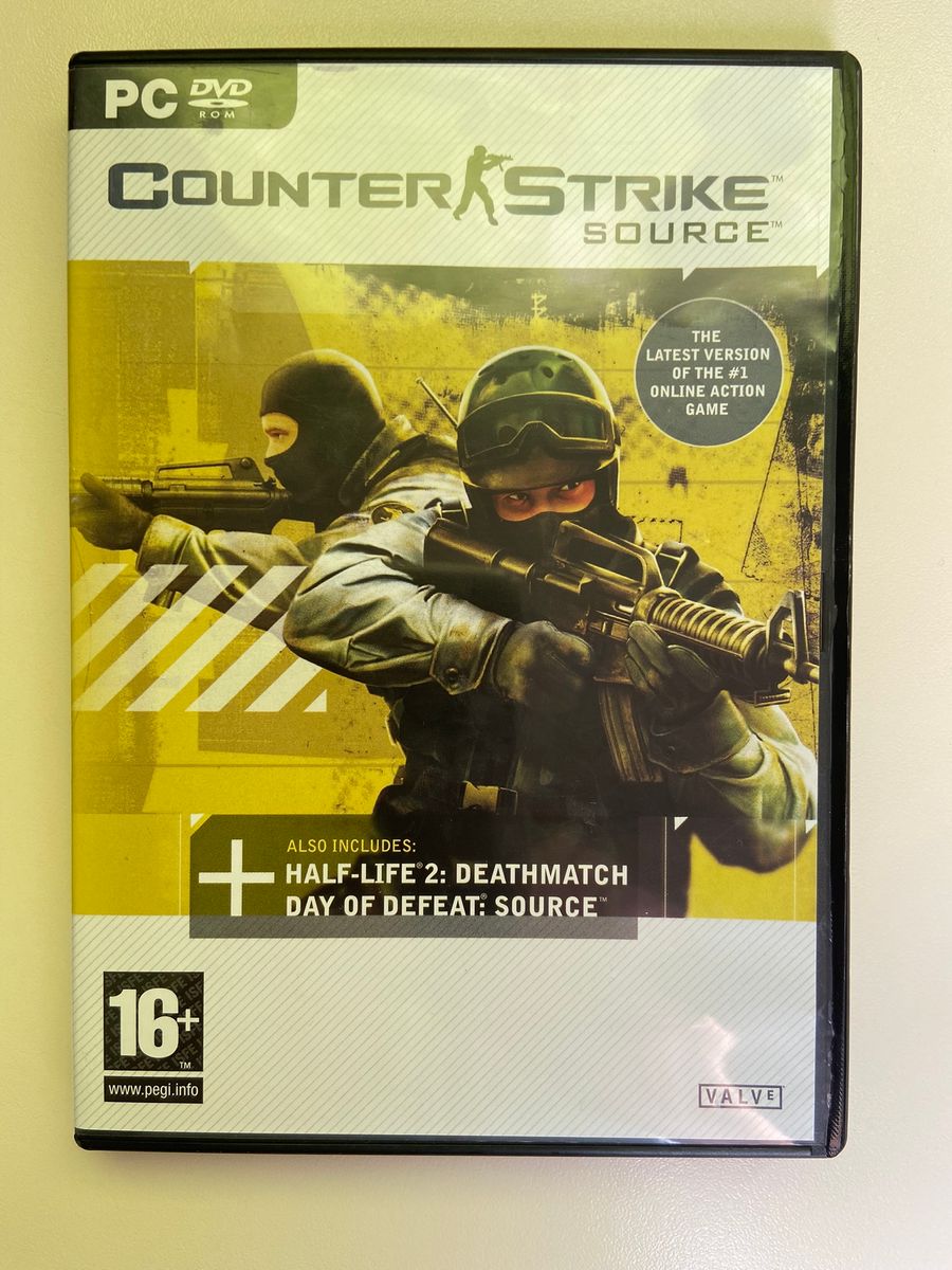 Counter Strike Source - Mídia Física para Pc | Jogo de Videogame Valve ...