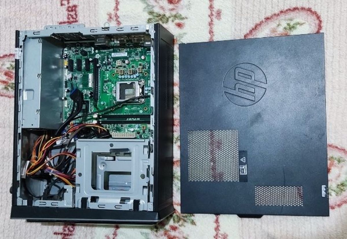 Cpu Hp com Fonte Original Funcionando | Computador Desktop Hp Usado ...