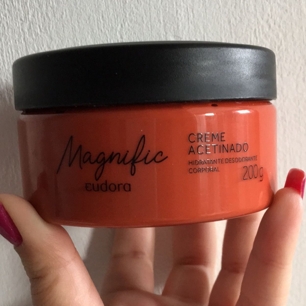 Creme Acetinado Maginific Eudora | Perfume Feminino Eudora Usado ...