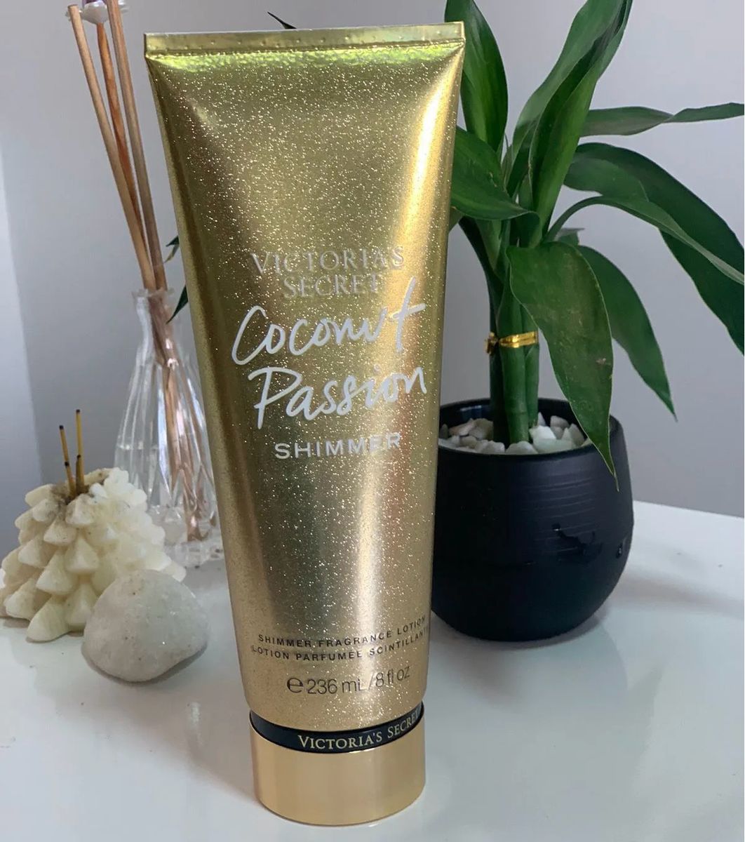 Creme Coconut Passion Shimmer Victorias Secret | Cosmético Feminino ...