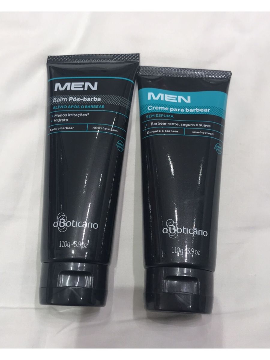 Creme de Barbear e Bala Pós Barba Boticário | Creme Masculino O ...