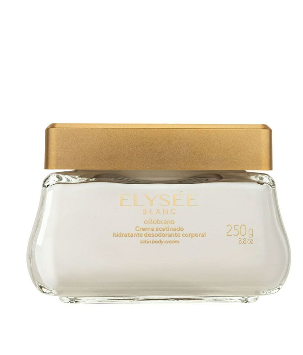 Creme Hidratante Acetinado Elisee Blanc | Cosmético Feminino Boticario ...