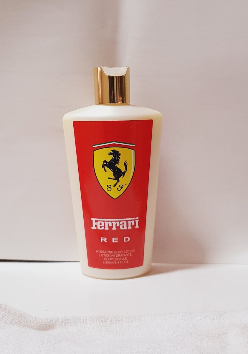 Creme Hidratante Corporal Ferrari Red | Cosmético Feminino Ferrari ...