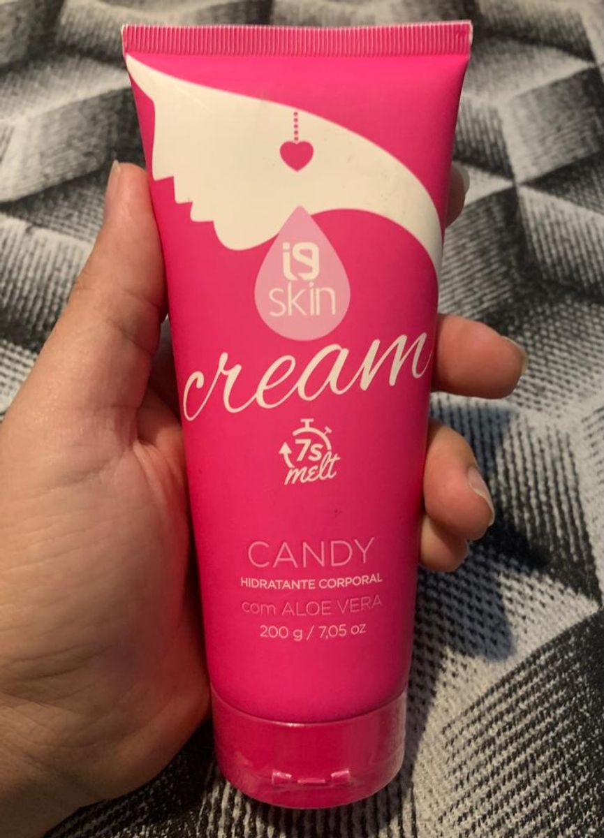 Creme Hidratante Corporal I9 Skin Cream Candy Aloe Vera 200ml ...