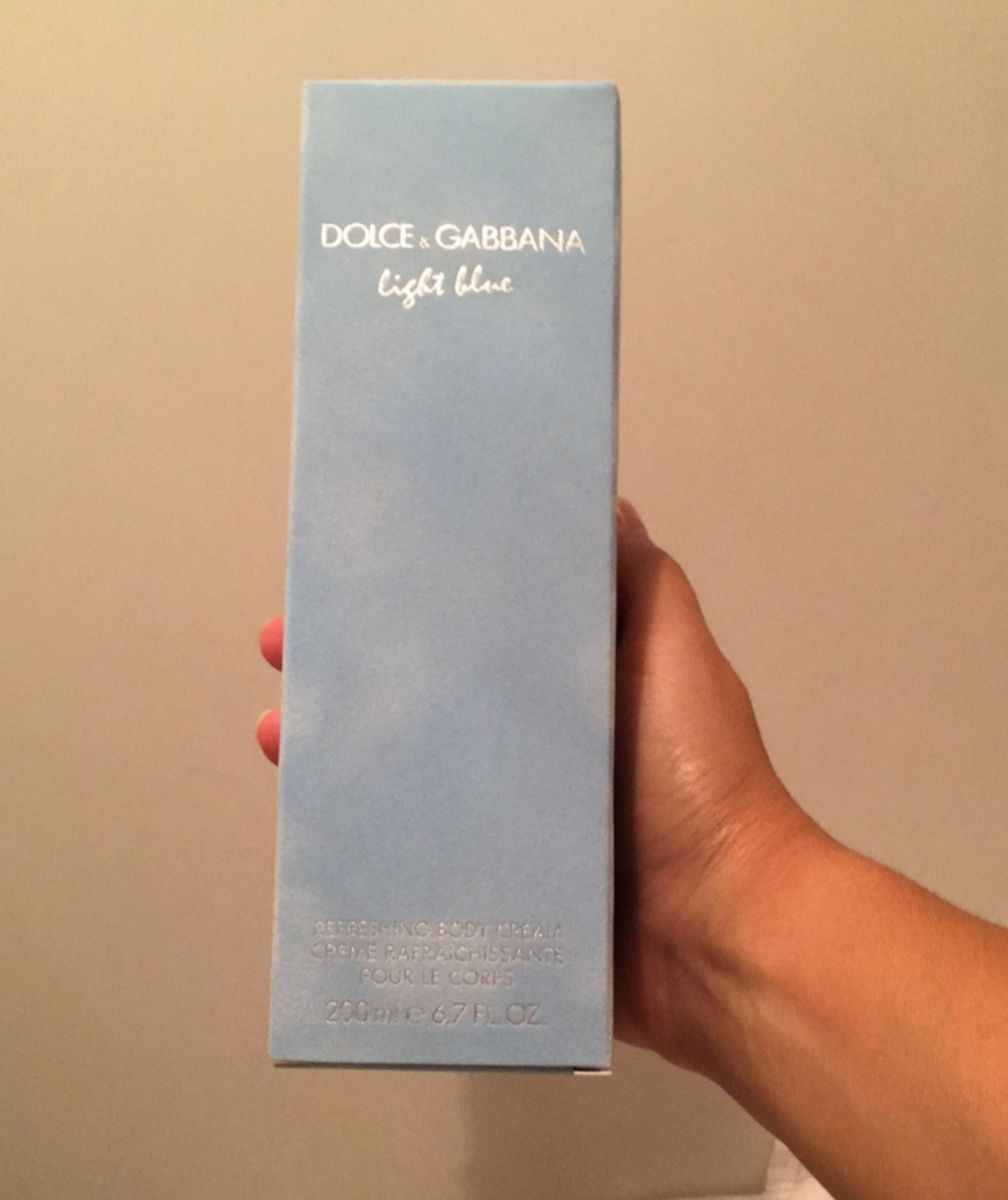 Creme Hidratante Dolce & Gabbana Light Blue 200ml | Cosmético Feminino ...