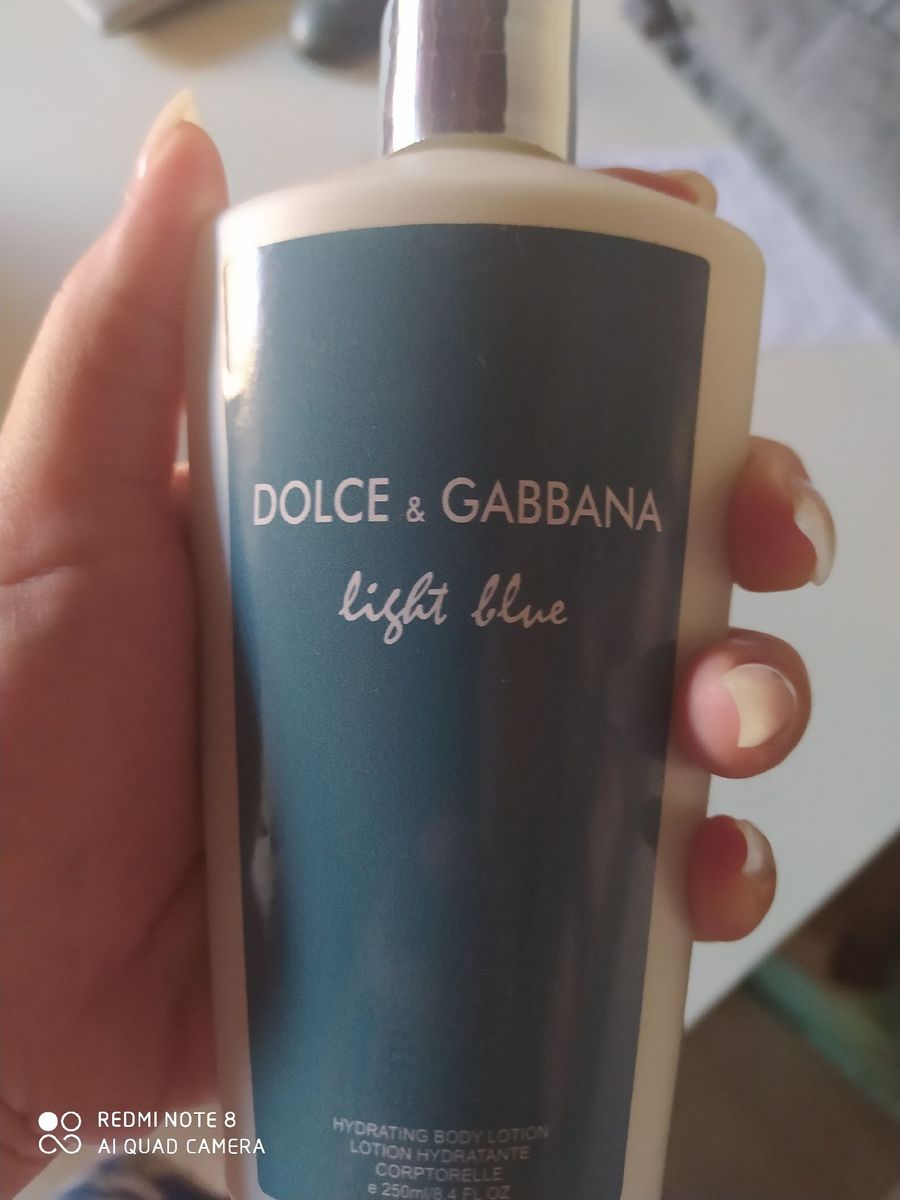 Creme Hidratante Light Blue | Cosmético Feminino Cristal Store Nunca ...