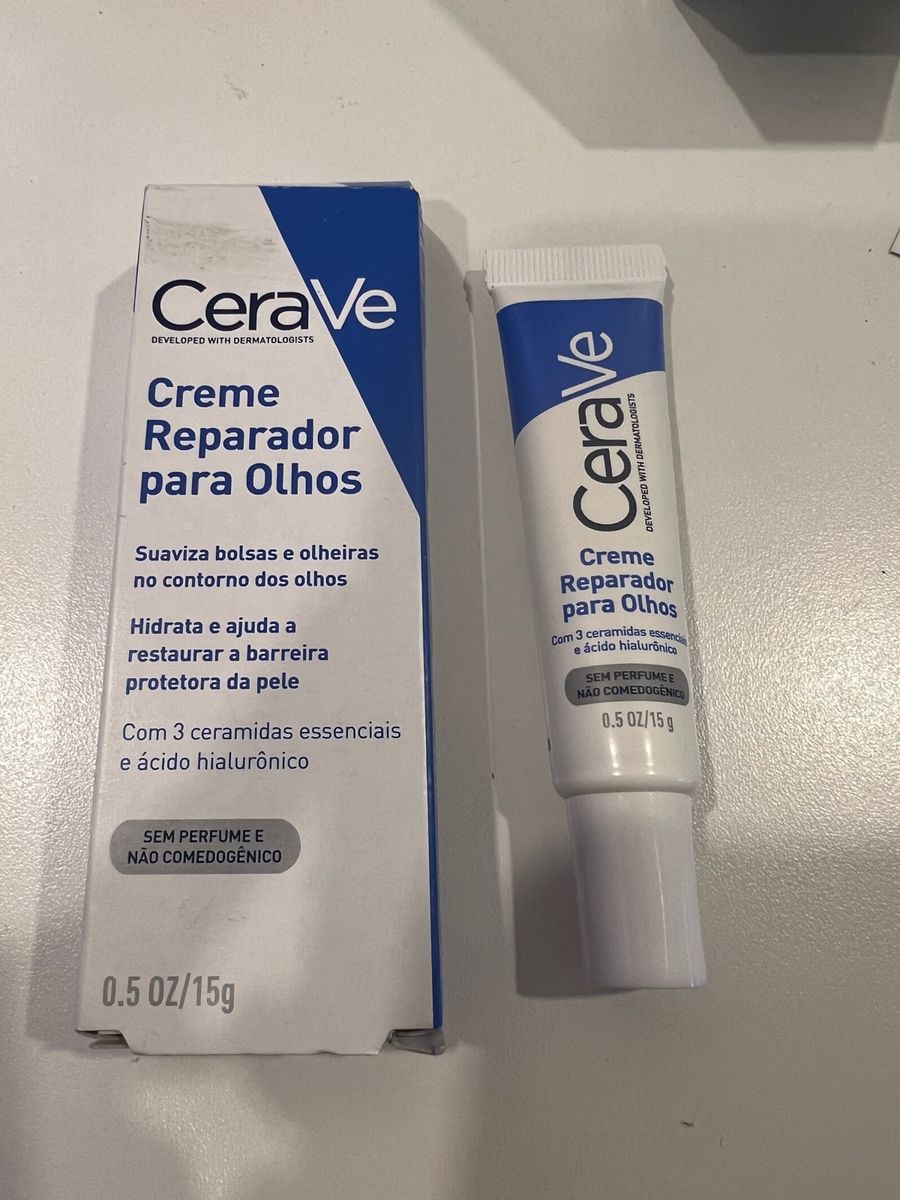 Creme Reparador para Os Olhos Cerave | Cosmético Feminino Cerave Usado 90344177 | enjoei