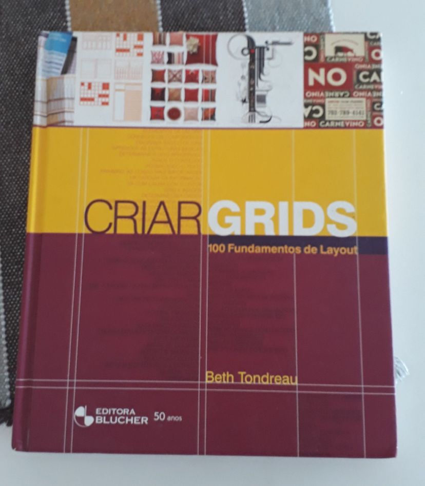 Criar Grids 100 Fundamentos de Layout | Livro Editora Blucher Usado 32572265 | enjoei