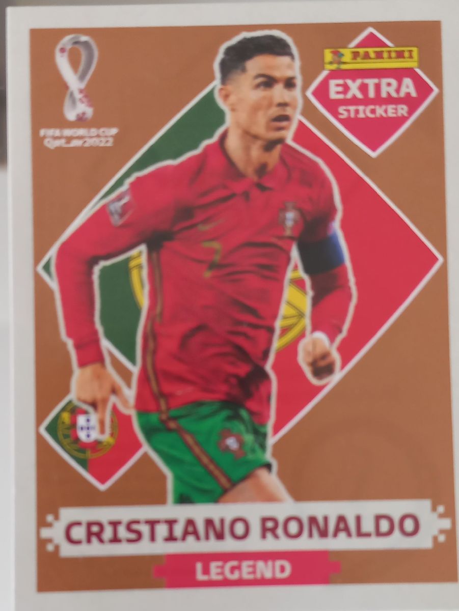 Cristiano Ronaldo Extra Sticker Legend Bronze | Item p/ Esporte e ...