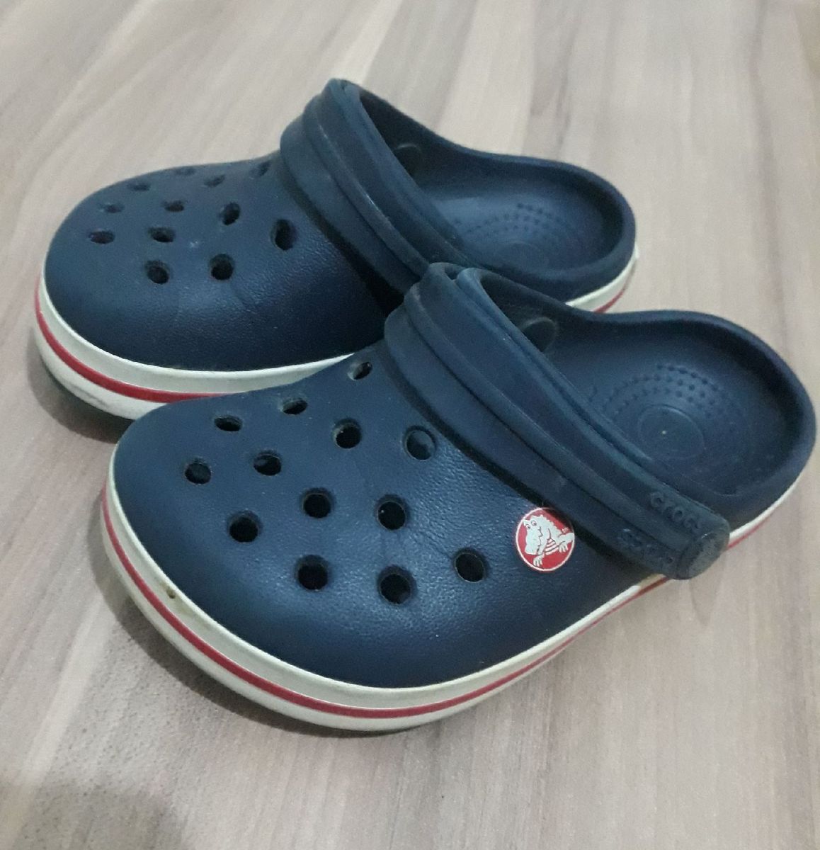 Croc Azul 6c | Calçado Infantil para Meninos Crocs Usado 32972846 | enjoei