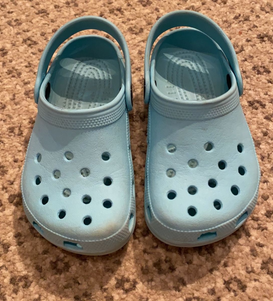 Croc Azul Clara | Calçado Infantil para Meninas Crocs Usado 43716315 ...