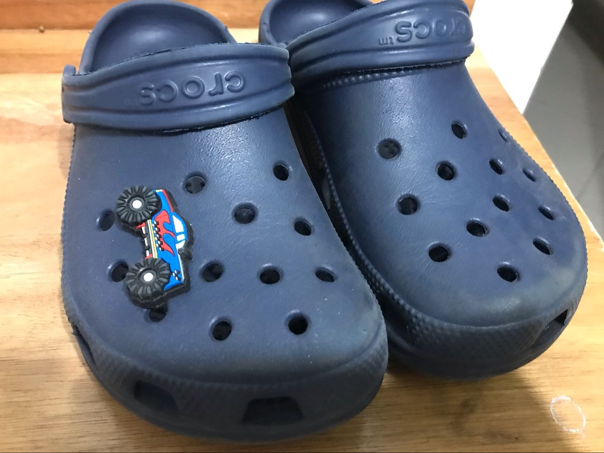 Croc Azul Marinho | Calçado Infantil para Meninos Crocs Usado 45778380 ...