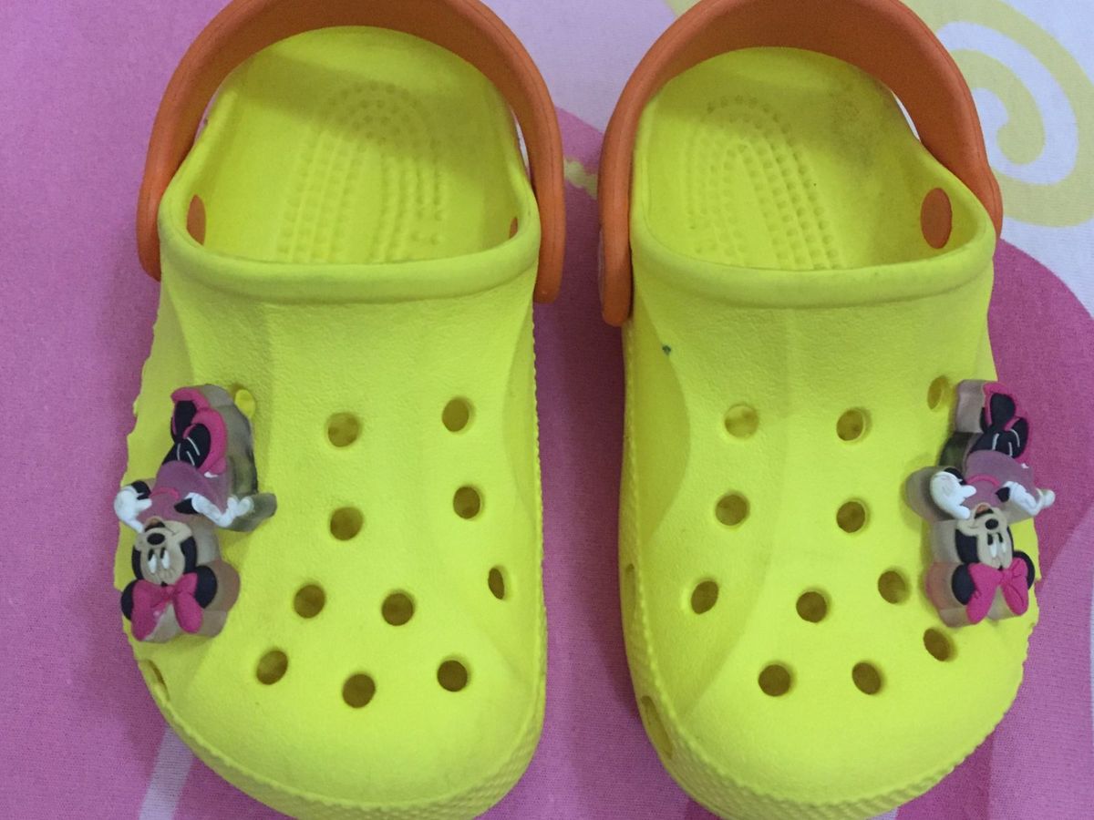 Crocs Amarelo | Calçado Infantil para Meninas Crocs Usado 22266288 | enjoei