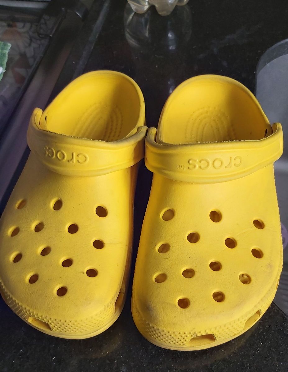 Crocs Amarelo | Sapato Feminino Crocs Usado 67212834 | enjoei